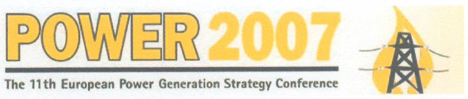 Power 2007: The 11th European Power Generation Strategy Conference - AIGET